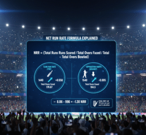 How Net Run Rate (NRR) is Calculated in IPL and Global Tournaments ...